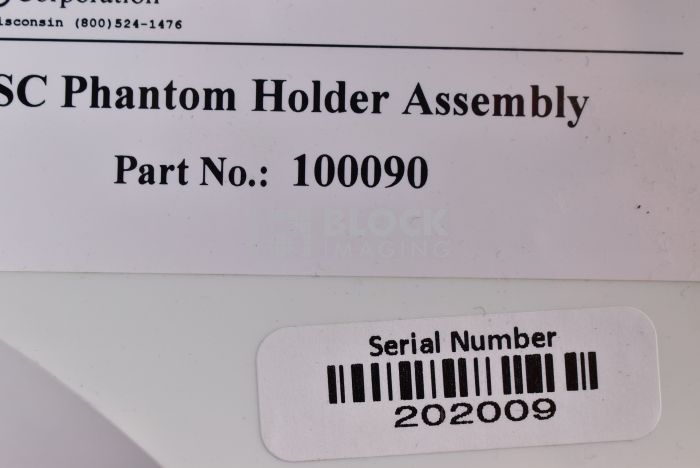 100090 - Siemens - MRI - QSC Phantom Holder Assembly | Block Imaging